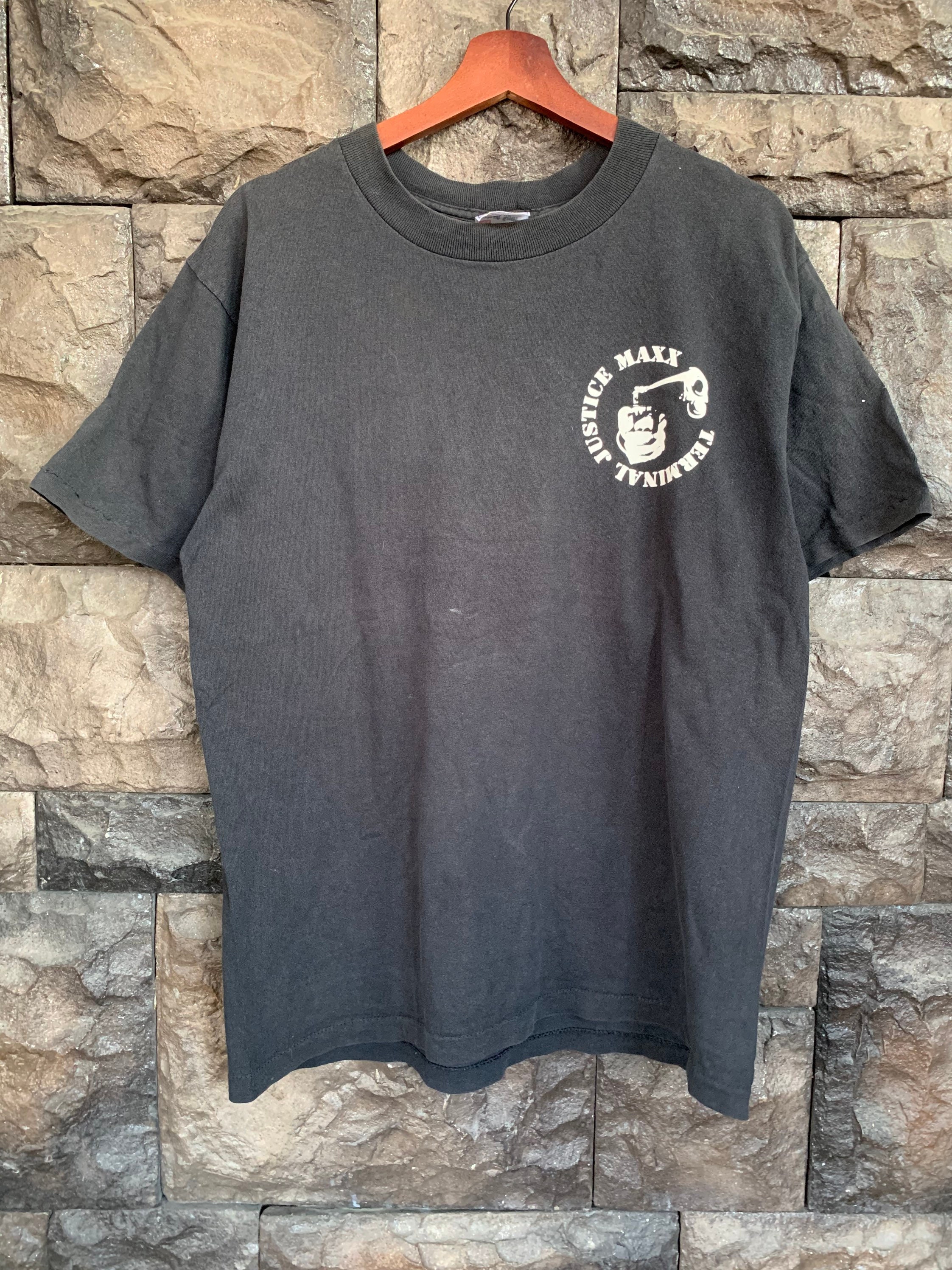 Vintage 90s Rock Band Japan Terminal Justice Maxx Fight Goes - Etsy