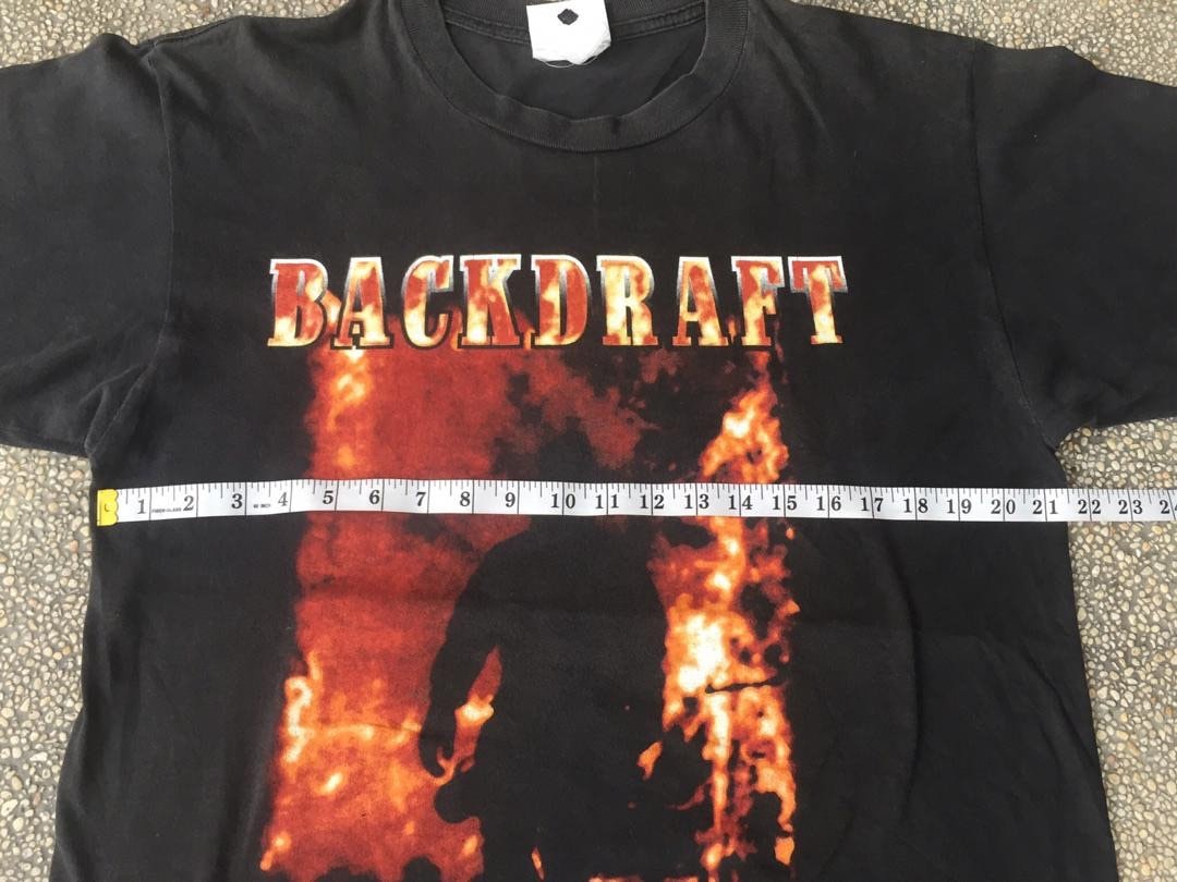 Vintage Backdraft Action Promo Movie 90s Large Mens T-shirt - Etsy Israel