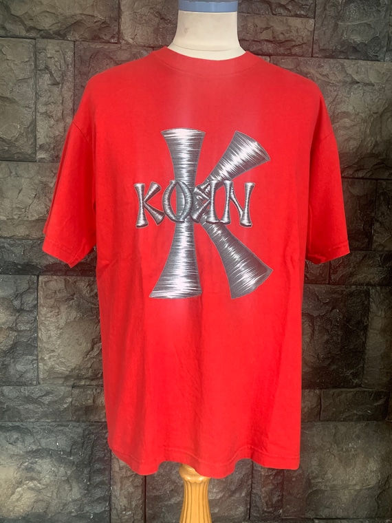ヴィンテージ 90 年代 KORN フォロー ザ リーダー バンド T ヴィンテージ 90 年代 KORN フォロー ザ リーダー バンド T