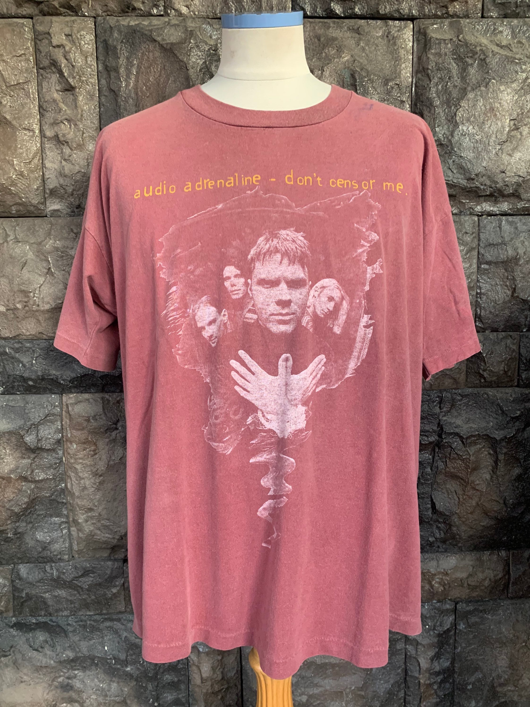 Vintage 90s Audio Adrenaline Rock Band T Shirt - Etsy