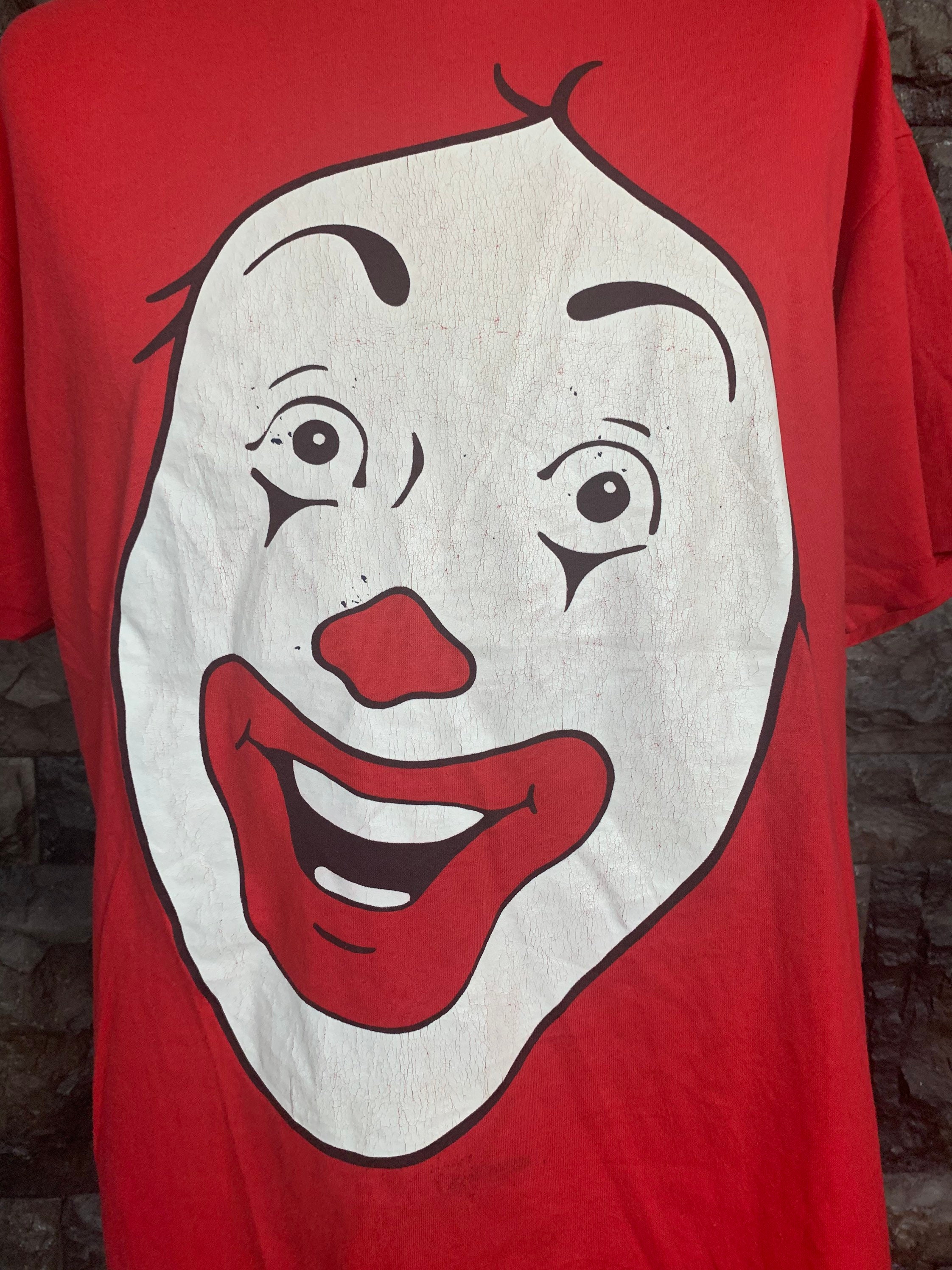 Vintage 90s Clown IT Ronald Mcdonald Tshirt - Etsy