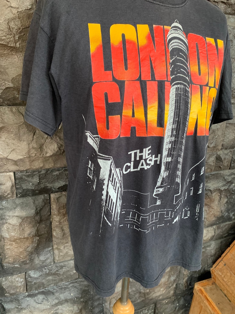 Vintage the Clash London Calling Punk Rock Tshirt Fifth Column - Etsy
