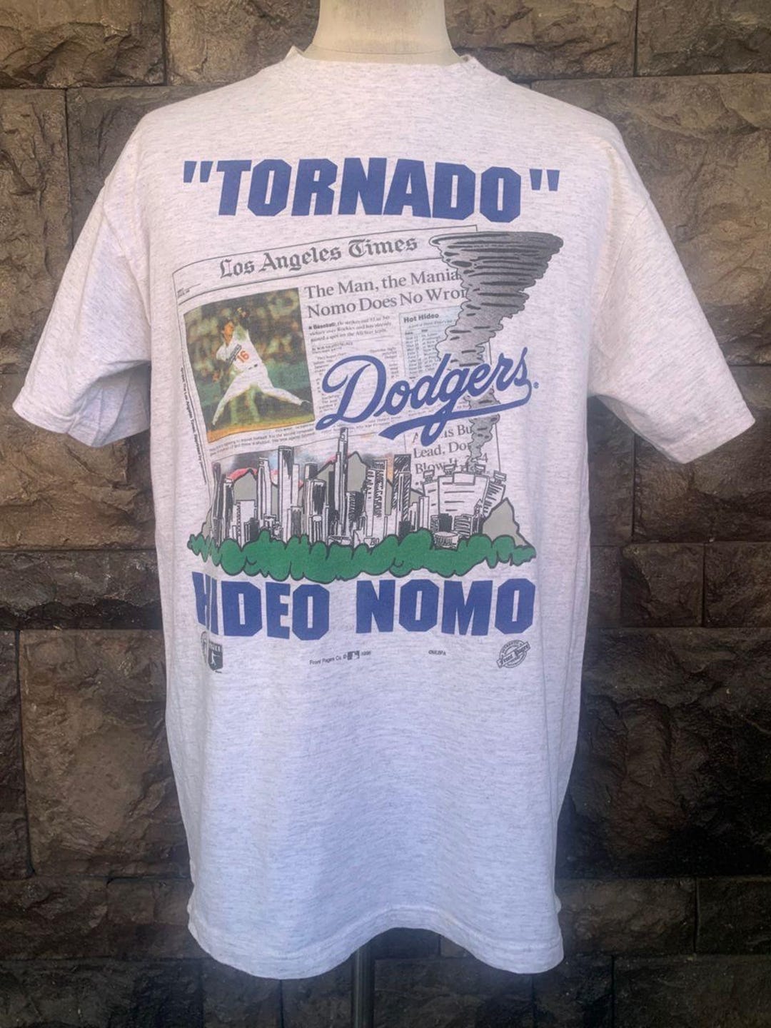 Vintage 90s Dodgers MLB Front Pages Hideo Nomo “tornado” the Los ...