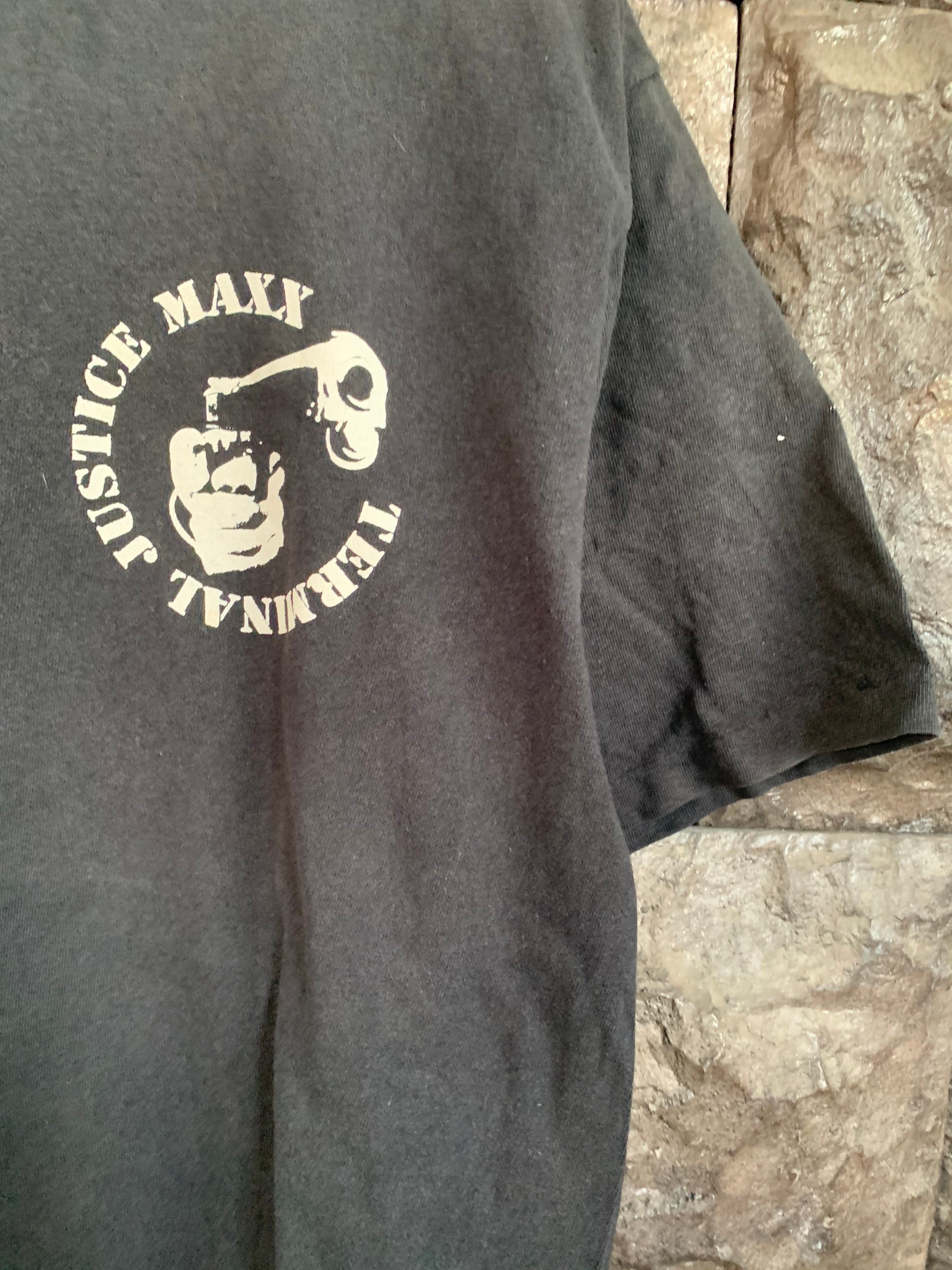 Vintage 90s Rock Band Japan Terminal Justice Maxx Fight Goes - Etsy