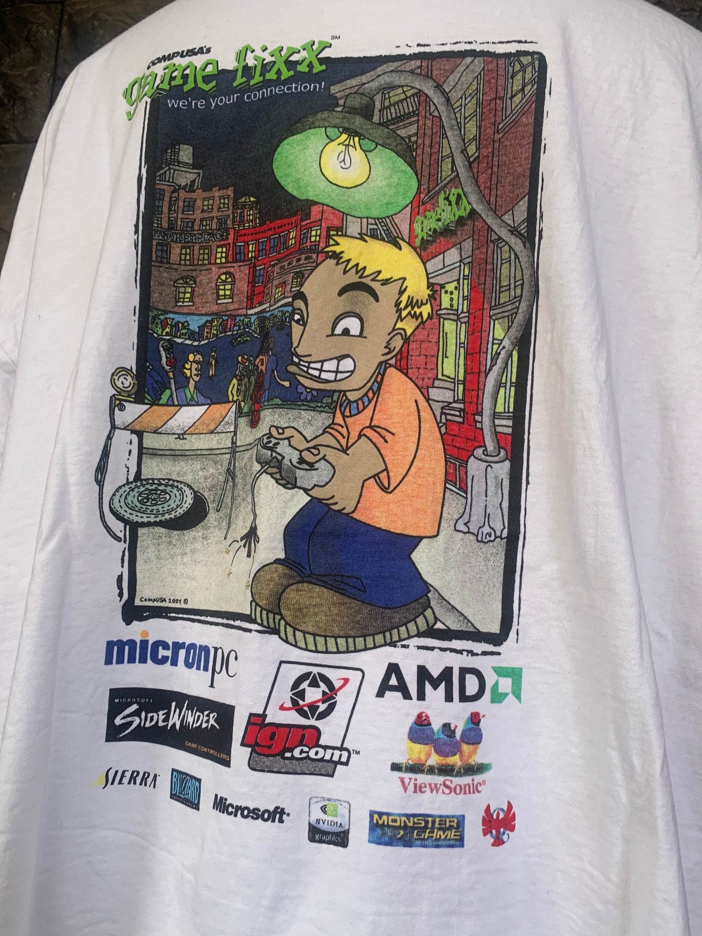 Vintage 2001 Compusa Game Fixx Gamer / Bilzzard / AMD / Microsoft ...