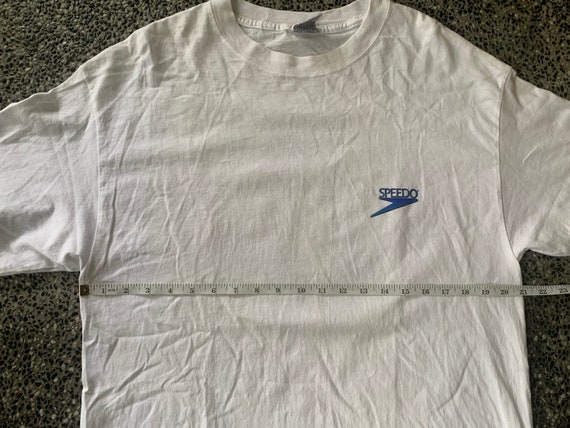 Vintage Speedo Swim Fast Finish First T shirt - Gem