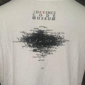 Vintage the Da Vinci Code Museum T Shirt - Etsy