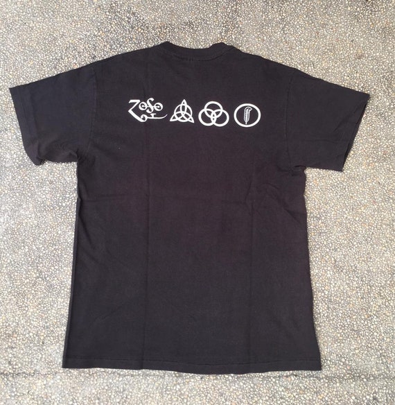 Original vintage 1984 LED ZEPPELIN tag hanes T SHIRT - Gem