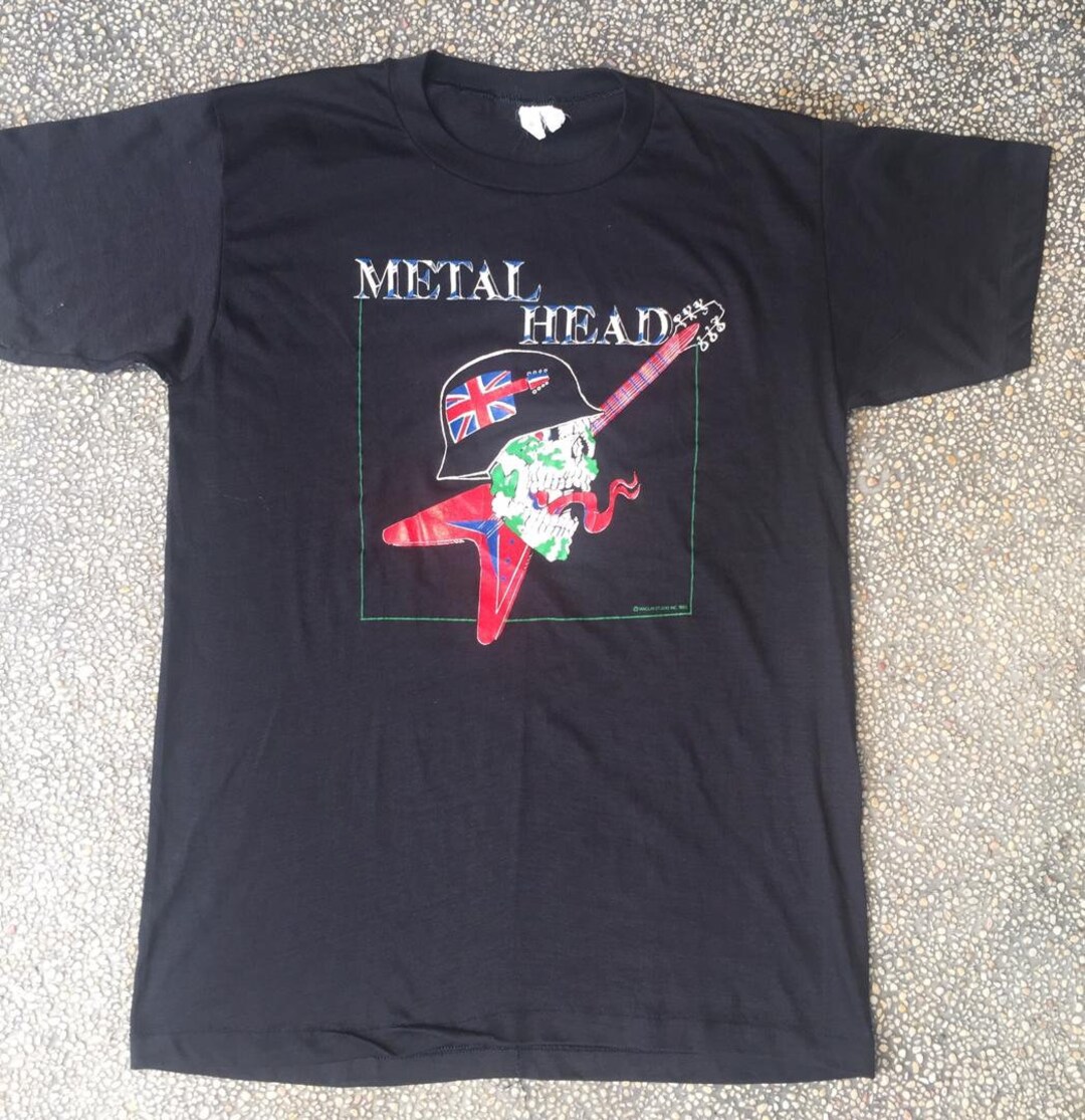 Vintage 80s Metal Head Maclin Studio Arts & Craft Gifts T Shirt - Etsy