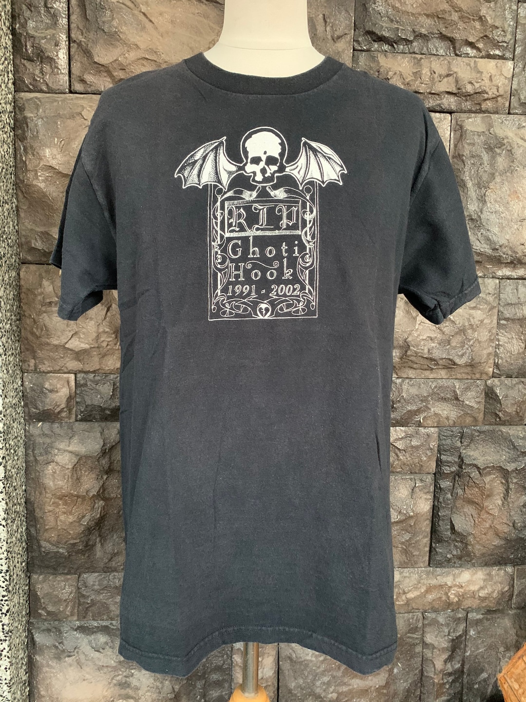 VINTAGE R.I.P Ghoti Hook T-SHIRT Black Punk Rock Band Tee - Etsy