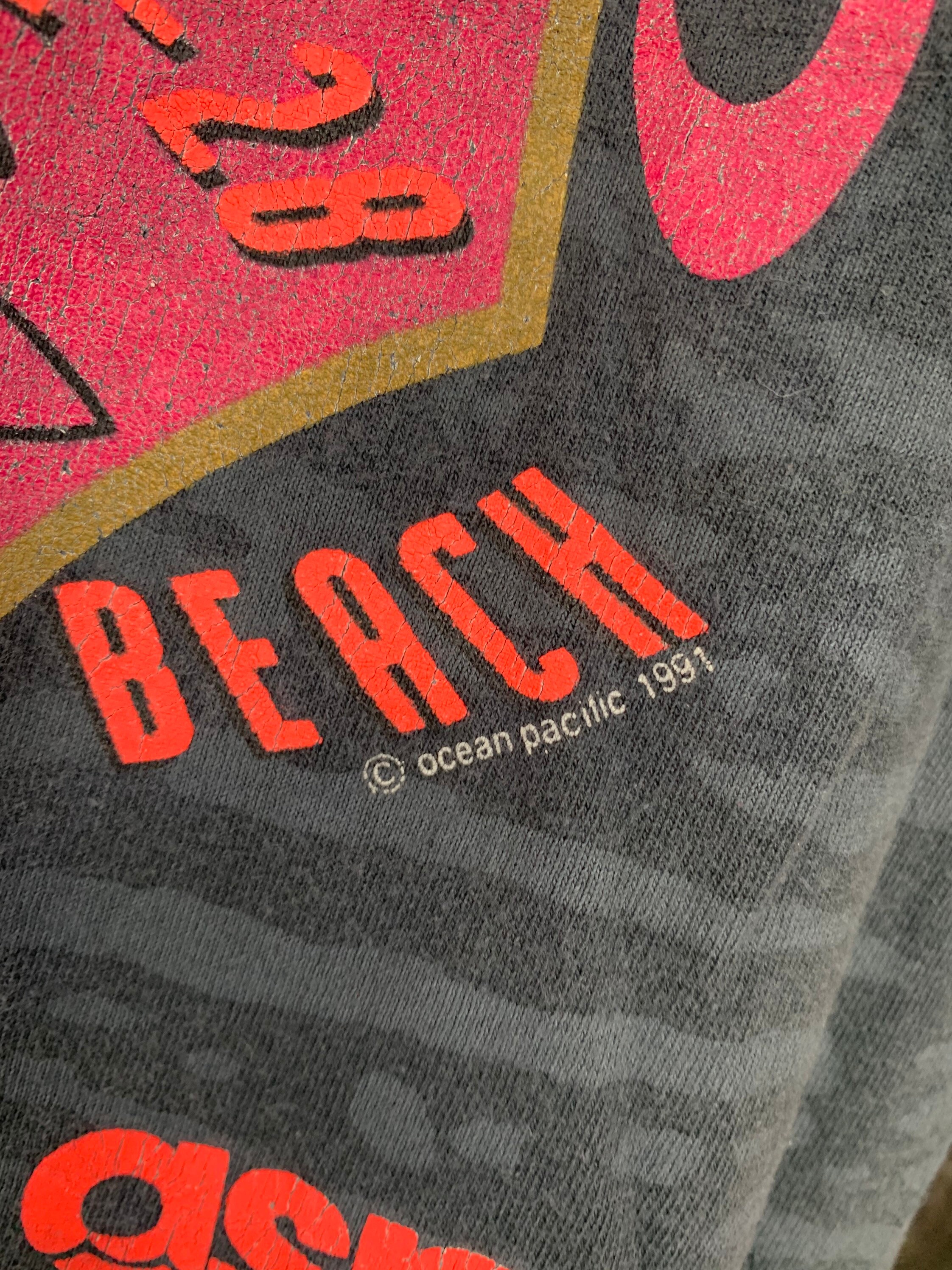 Vintage 90s Ocean Pacific OP Annual Surfing Championship Huntington ...