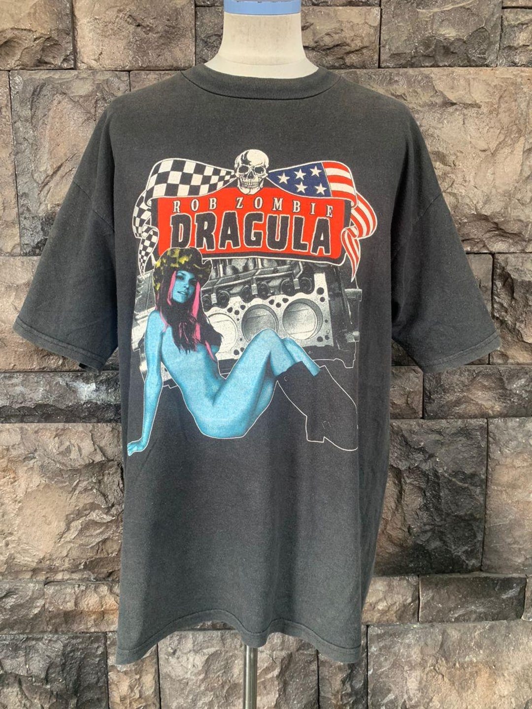 Vintage 90s Rom Zombie Dracula Crew T Shirt - Etsy