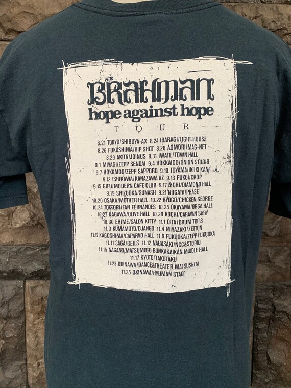 Vintage 00s Brahman Japanese Punk Rock Band Hope Agai… - Gem