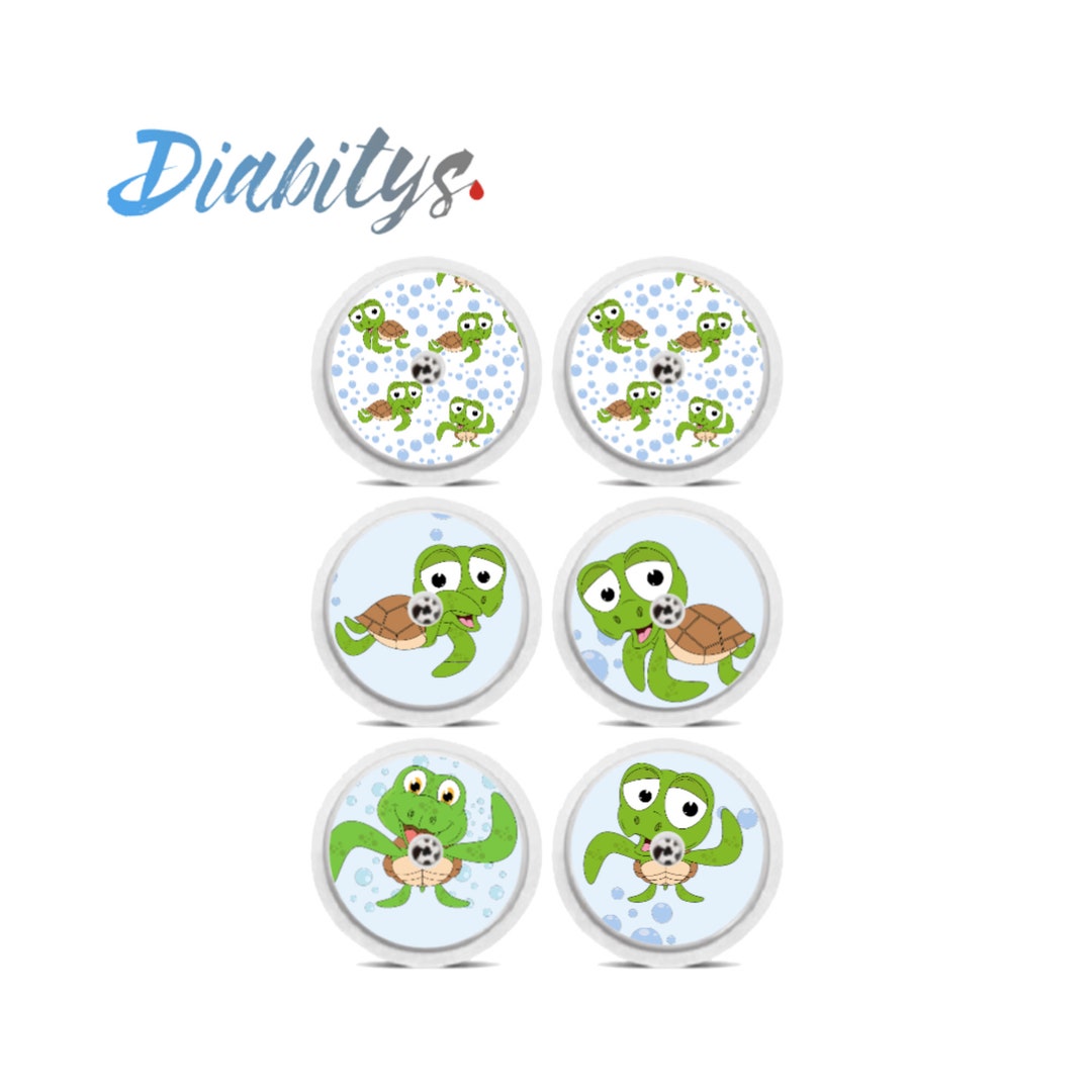 Cartoon Turtles Freestyle Libre Stickers Libre 2 Sensor Stickers Libre ...