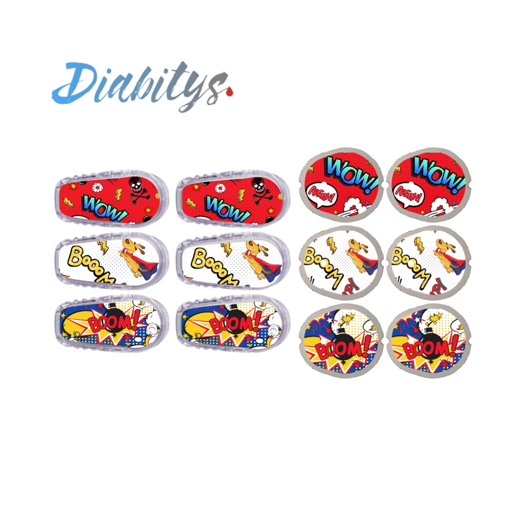 Superkid Dexcom G6 Transmitter Stickers, Dexcom ONE Sticker, Dexcom G7 ...
