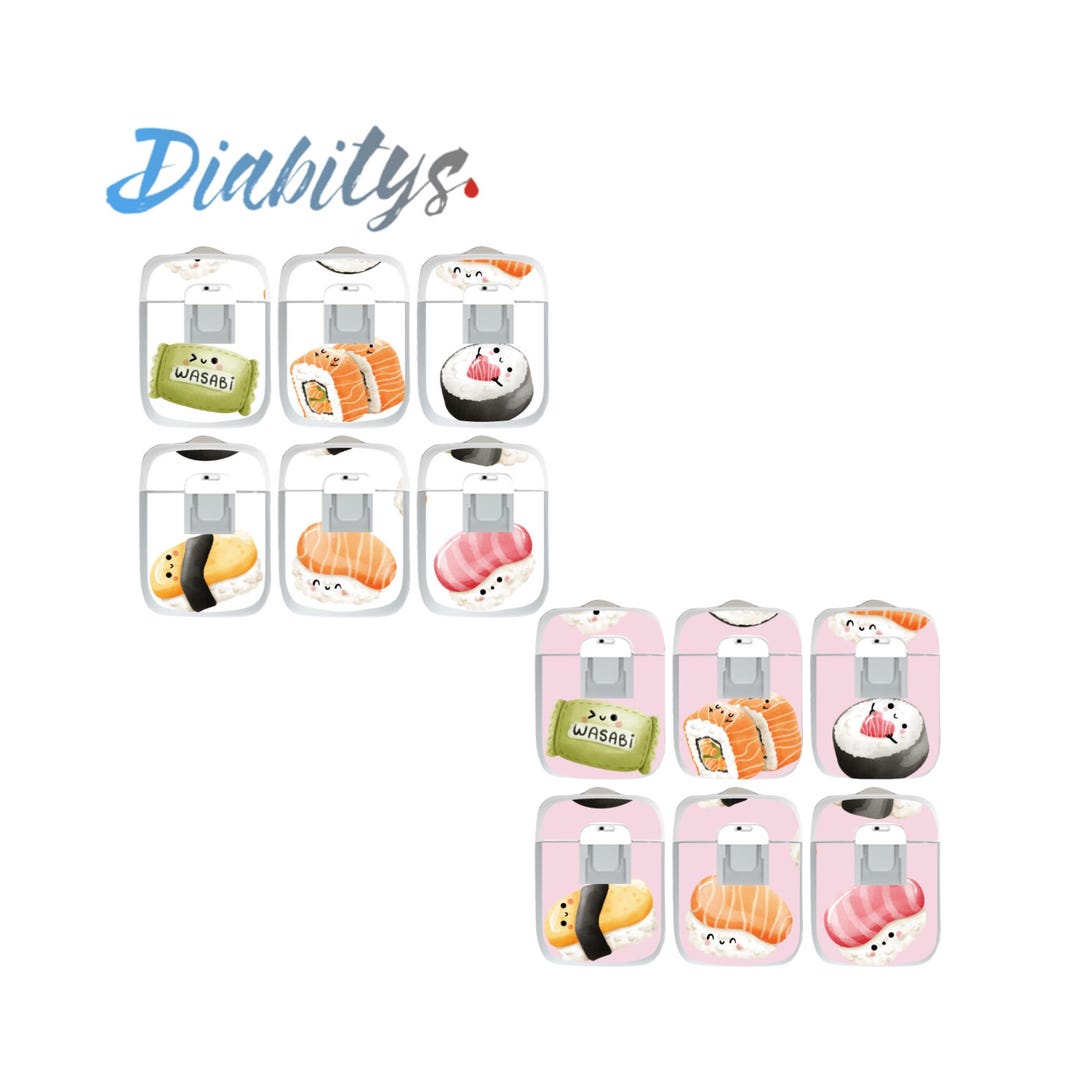 Sushi Medtrum Nano Insulin Pump Sticker, Diabetic Stickers, Diabetic ...