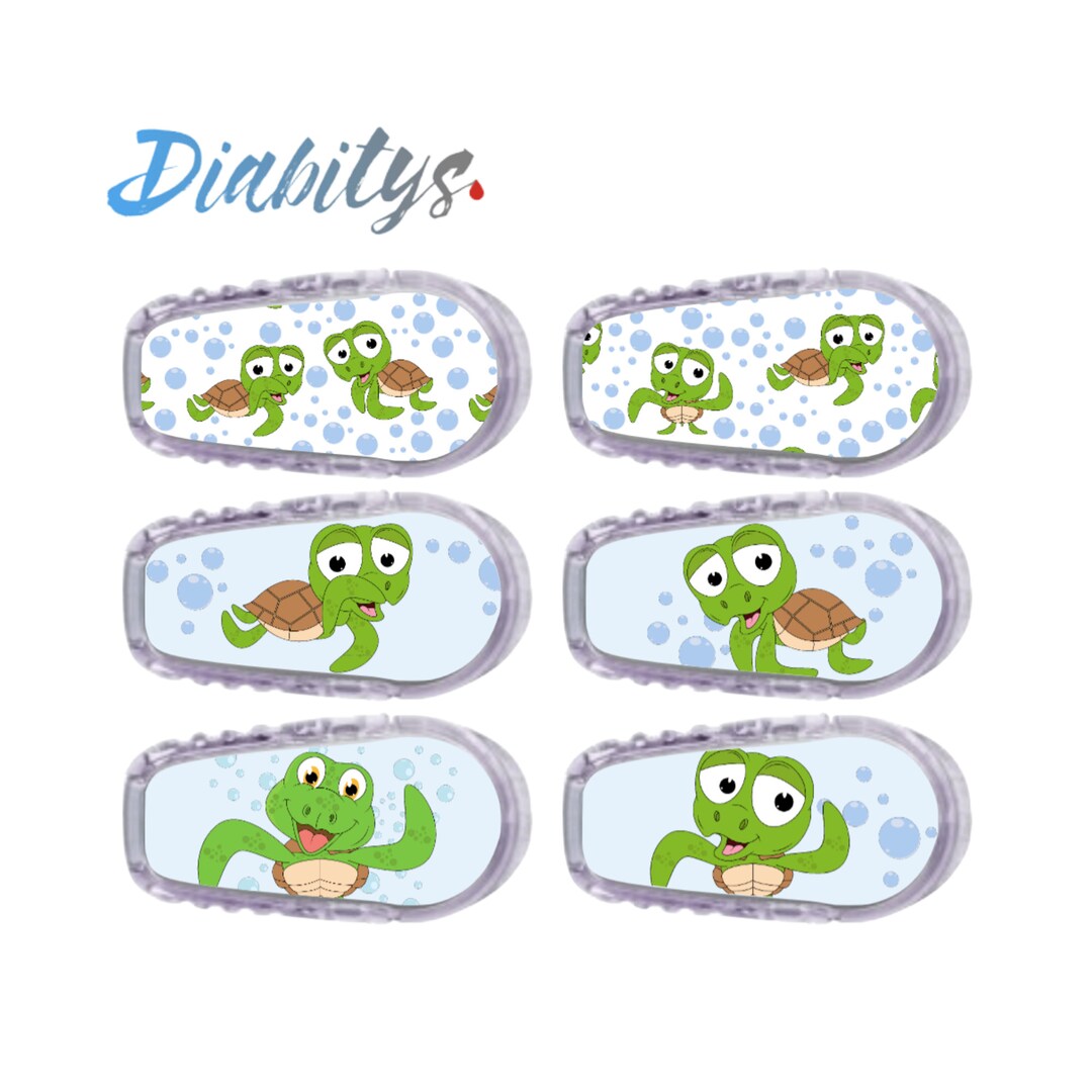 Cartoon Turtles Dexcom G6 Transmitter Stickers Dexcom ONE - Etsy