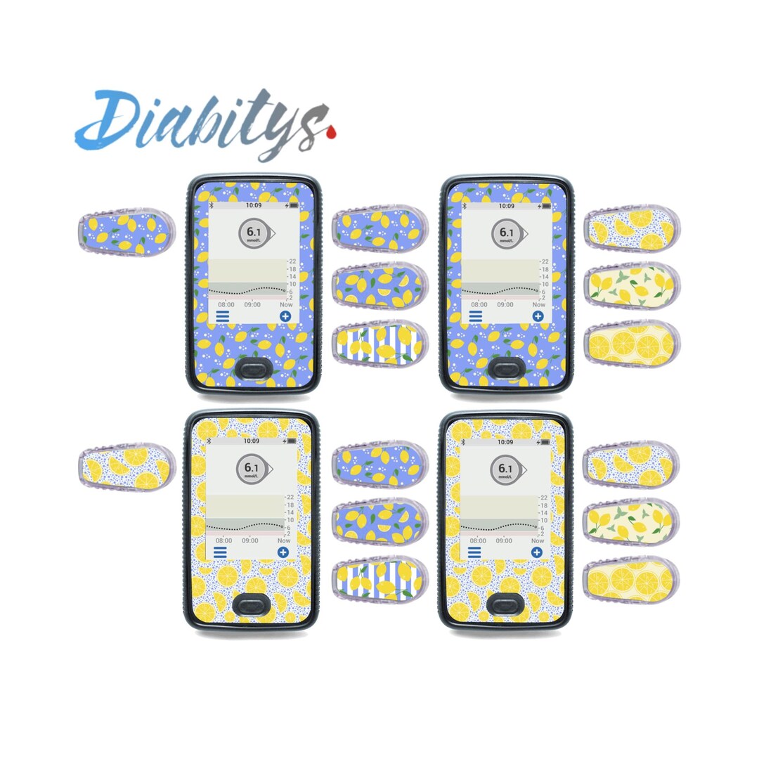 Lemons Dexcom G6 Receiver Sticker & Transmitter Stickers, Dexcom ...