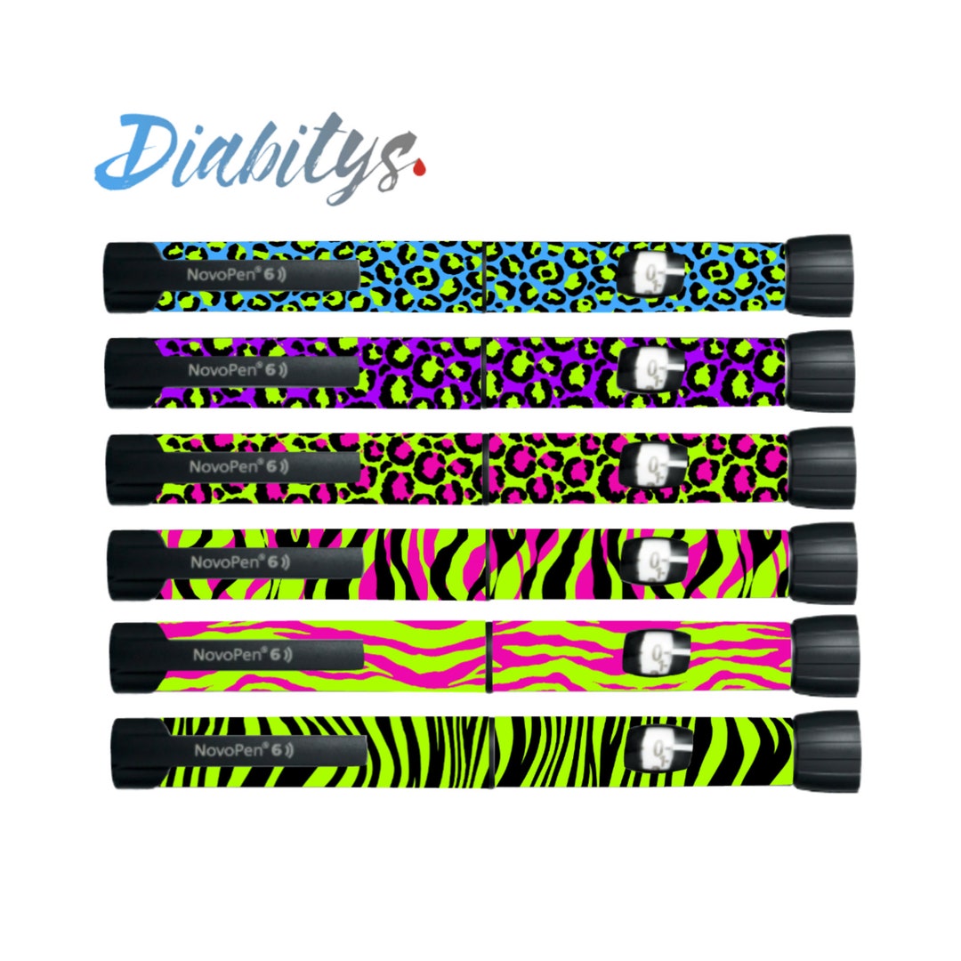 Neon Safari Novopen 6, Novopen Echo Plus, Novopen 5, Novopen 4 Sticker ...