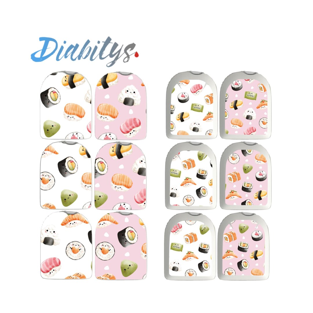 Sushi Omnipod Insulin Pump Sticker, Omnipod Dash Sticker, Omnipod 5 ...