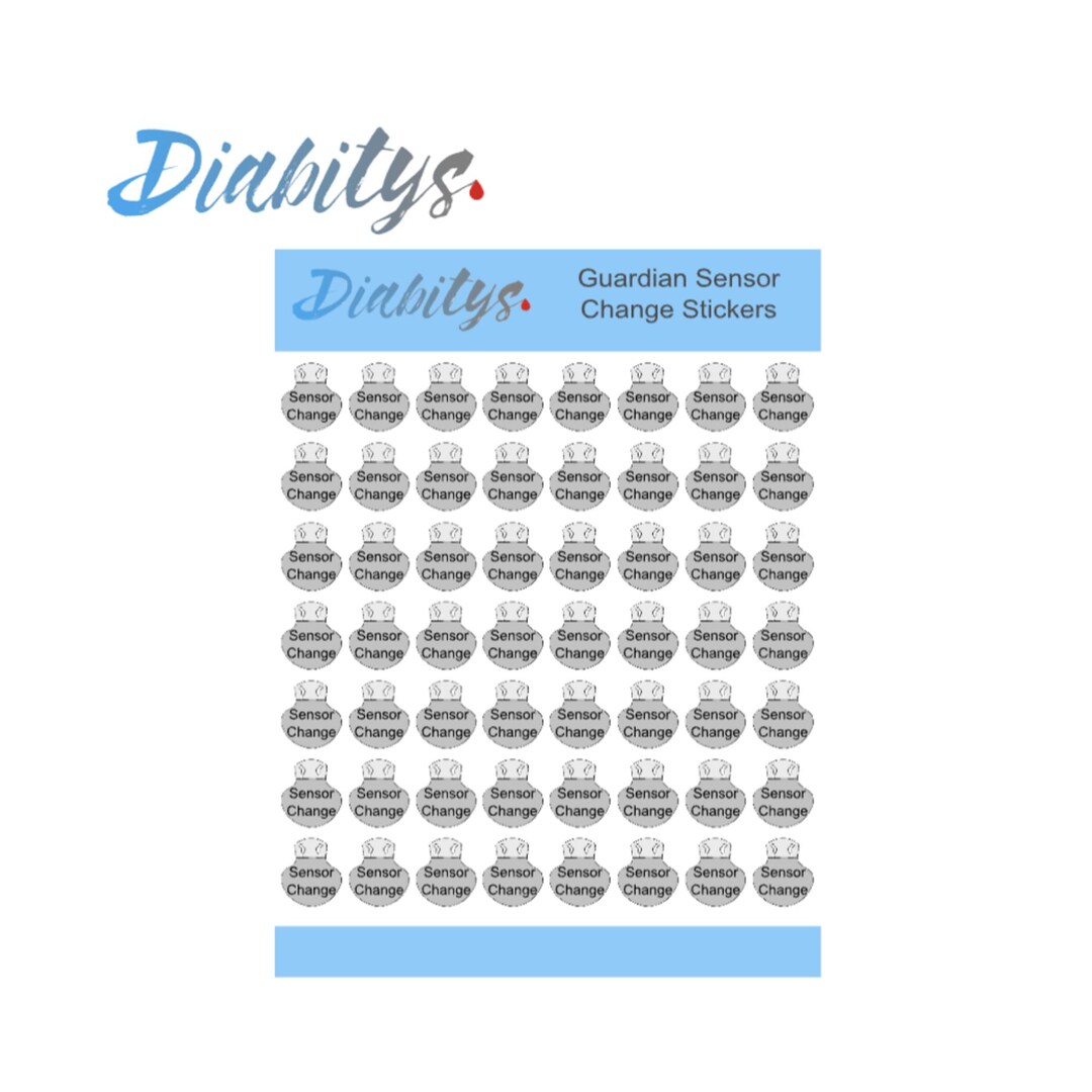 Guardian Sensor Change Stickers, Diabetic Planner Stickers, Calendar ...