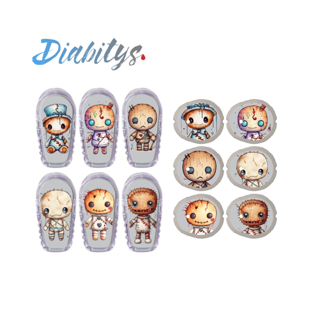 Voodoo Dolls Dexcom G6 Transmitter Stickers, Dexcom G7 Stickers, Dexcom ...