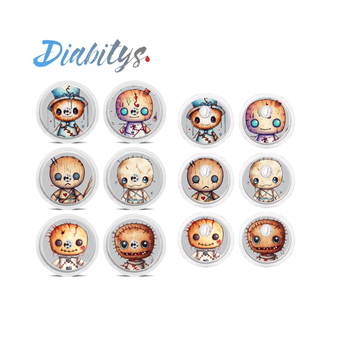 Voodoo Dolls Freestyle Libre Sensor Stickers, Libre 2 Sensor Stickers ...