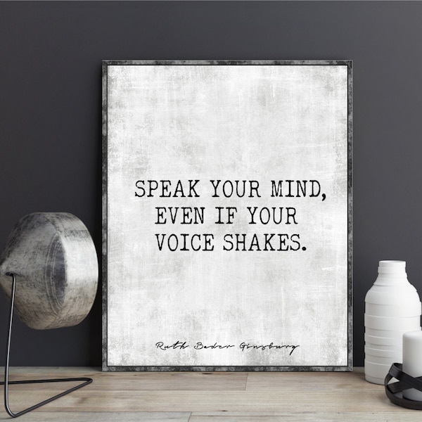 Framed Ruth Bader Ginsberg - Etsy