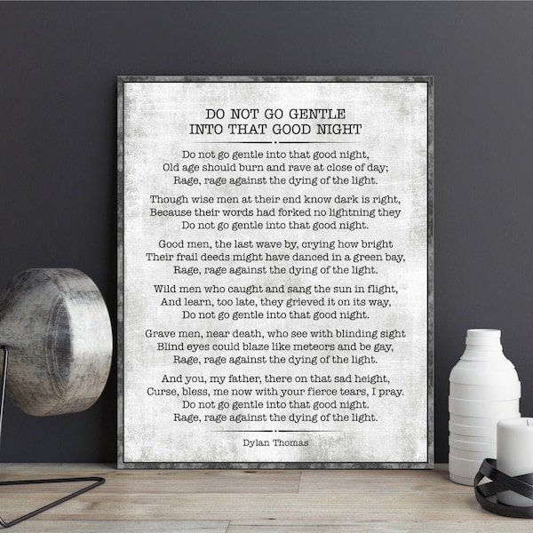 Good Night Print - Etsy