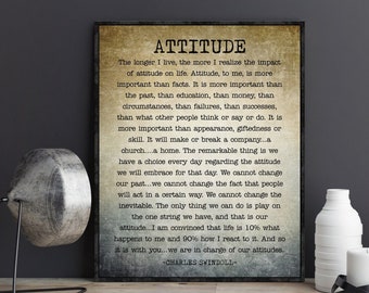 Attitude Charles Swindoll - Etsy