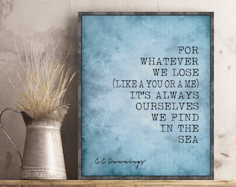 Ee Cummings Poem | Etsy