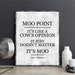 Friends Tvshow Poster Joey Tribbiani Quote Moo Point It's - Etsy