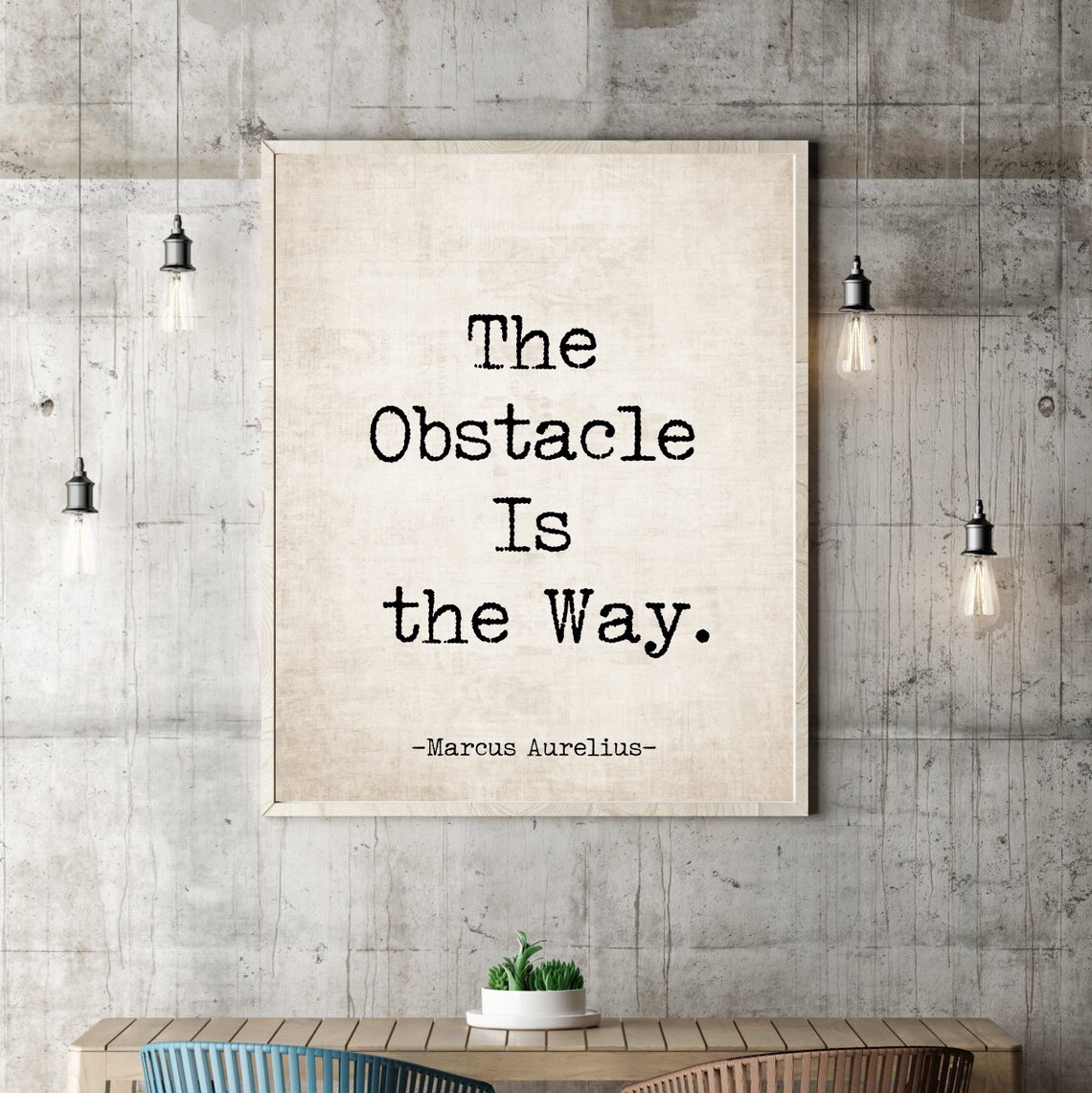 Marcus Aurelius Quote the Obstacle is the Way Meditations Inspirational ...