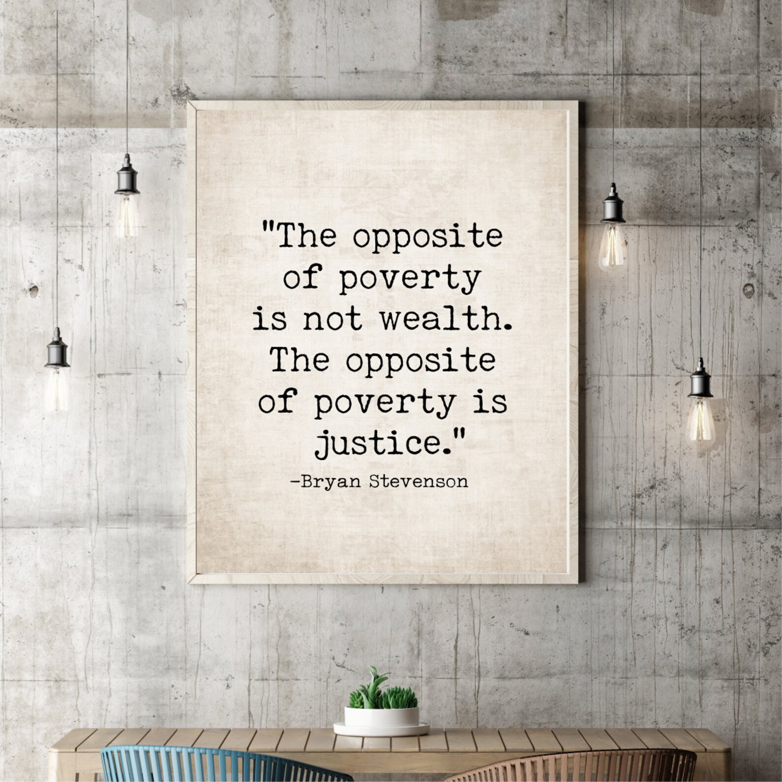 Bryan Stevenson Quotes Social Justice Poster Art Social Worker - Etsy