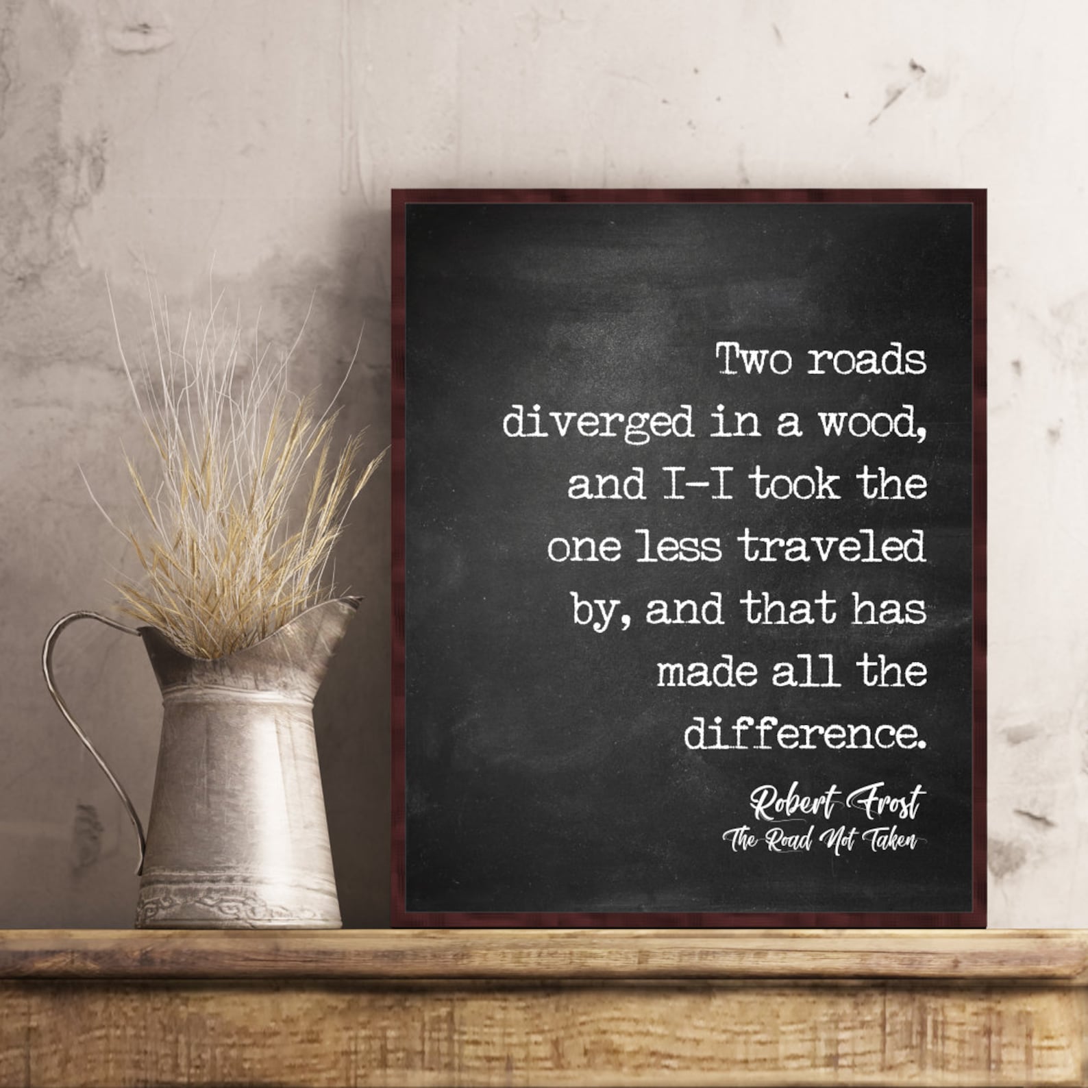 Robert Frost the Road Not Taken Quote the Road Less Traveled Two Roads ...