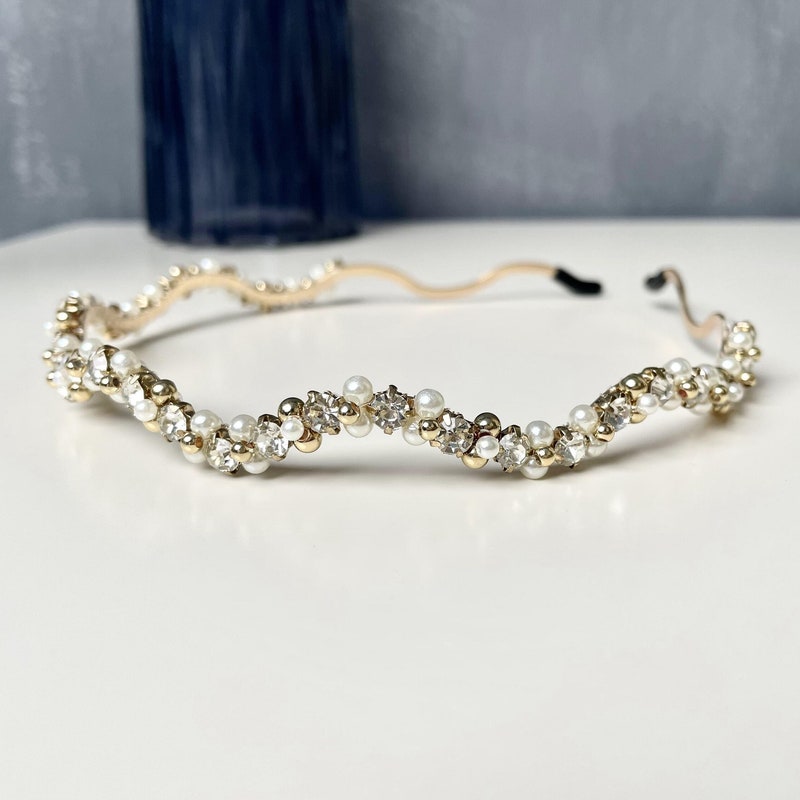 Pearl Bead Headband - Etsy