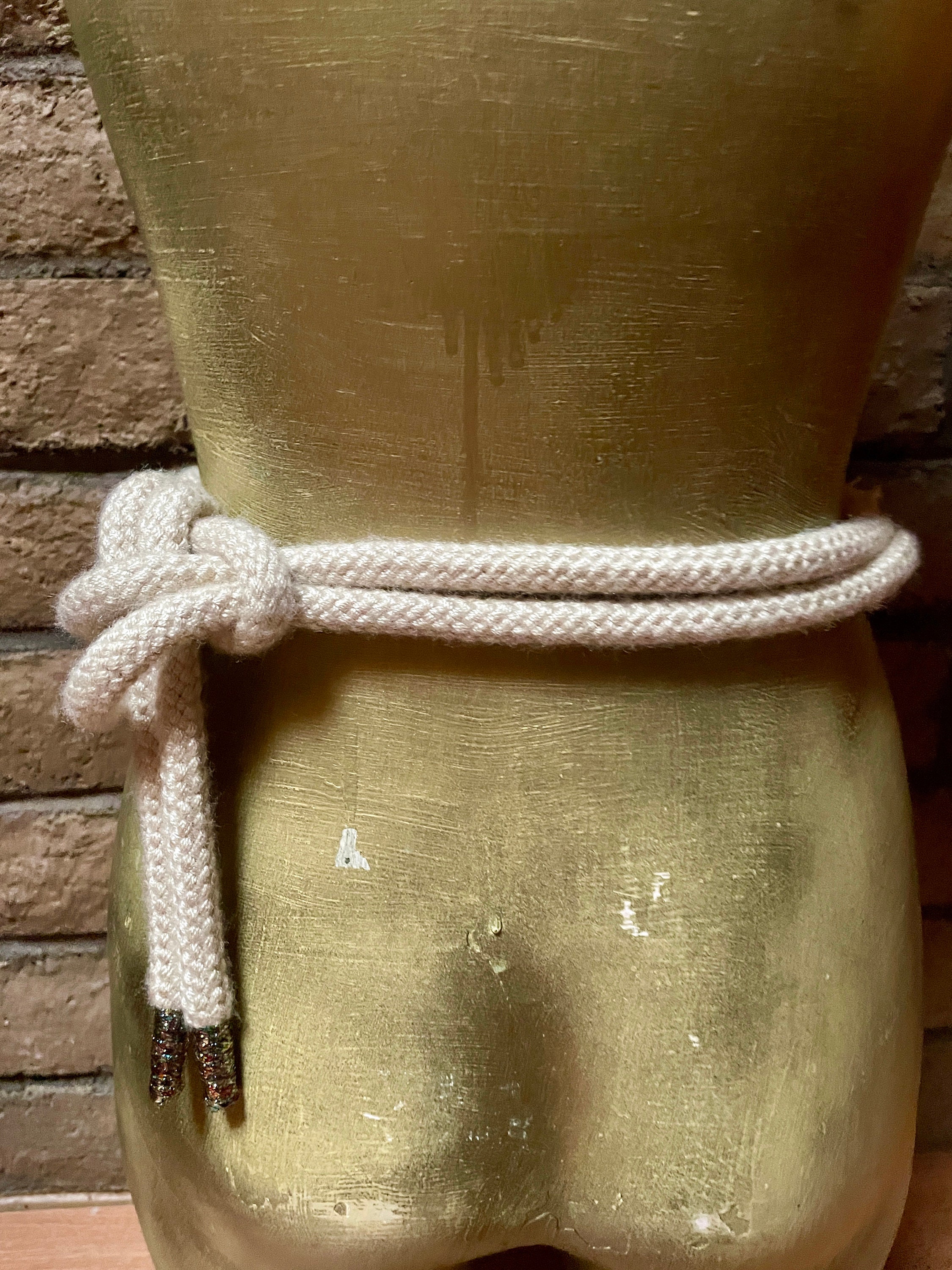 Vintage 80s Fabulous SEASHELL ROPE BELT One-size - Etsy