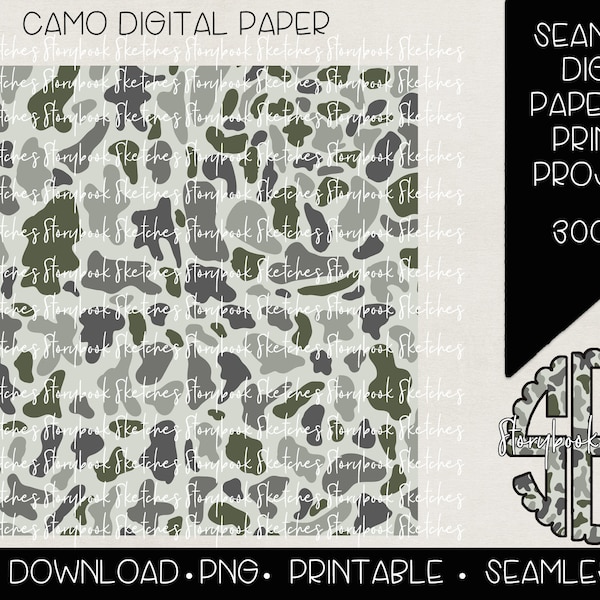 Camo Printables - Etsy