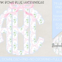 Bow Monogram - Etsy