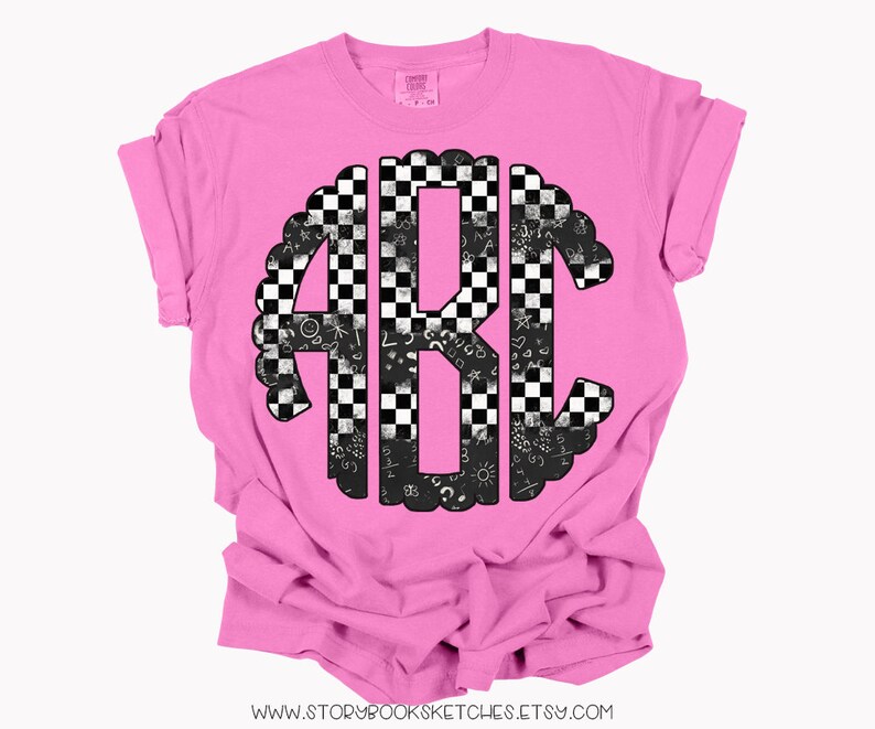 School Scene Queen Monogram PNG | Digital Download | Full Alpha ...