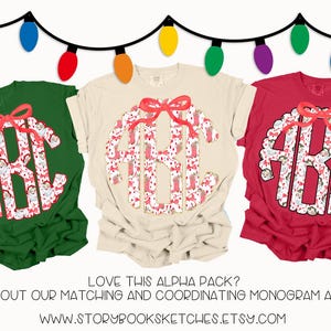 Santa Speckle Alphabet PNG | Digital Download | Christmas Doodle ...