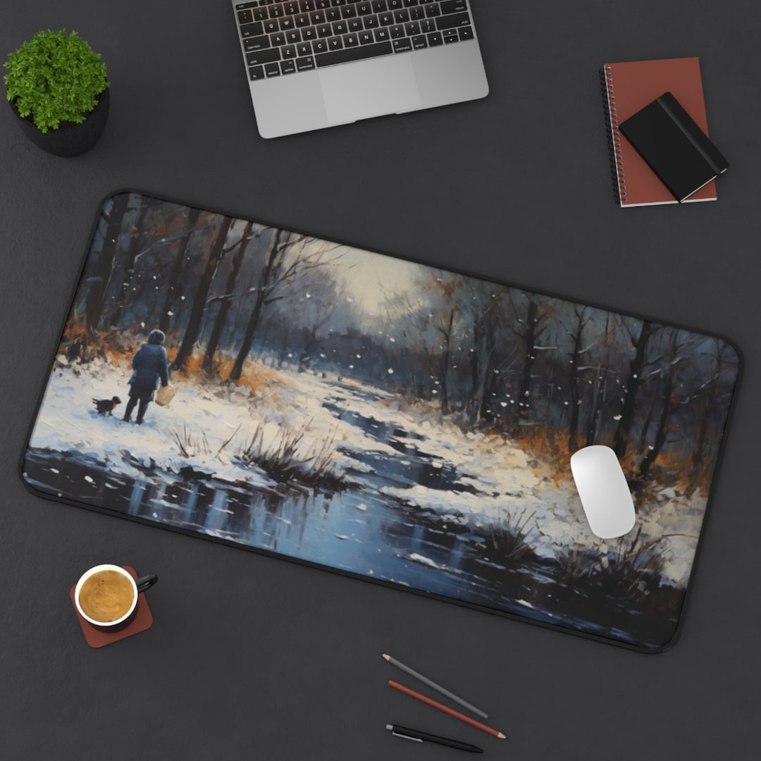Feeding the Ducks Desk Mat Desk Protector Gaming Mouse Pad Keyboard ...