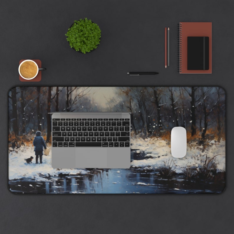 Feeding the Ducks Desk Mat Desk Protector Gaming Mouse Pad Keyboard ...