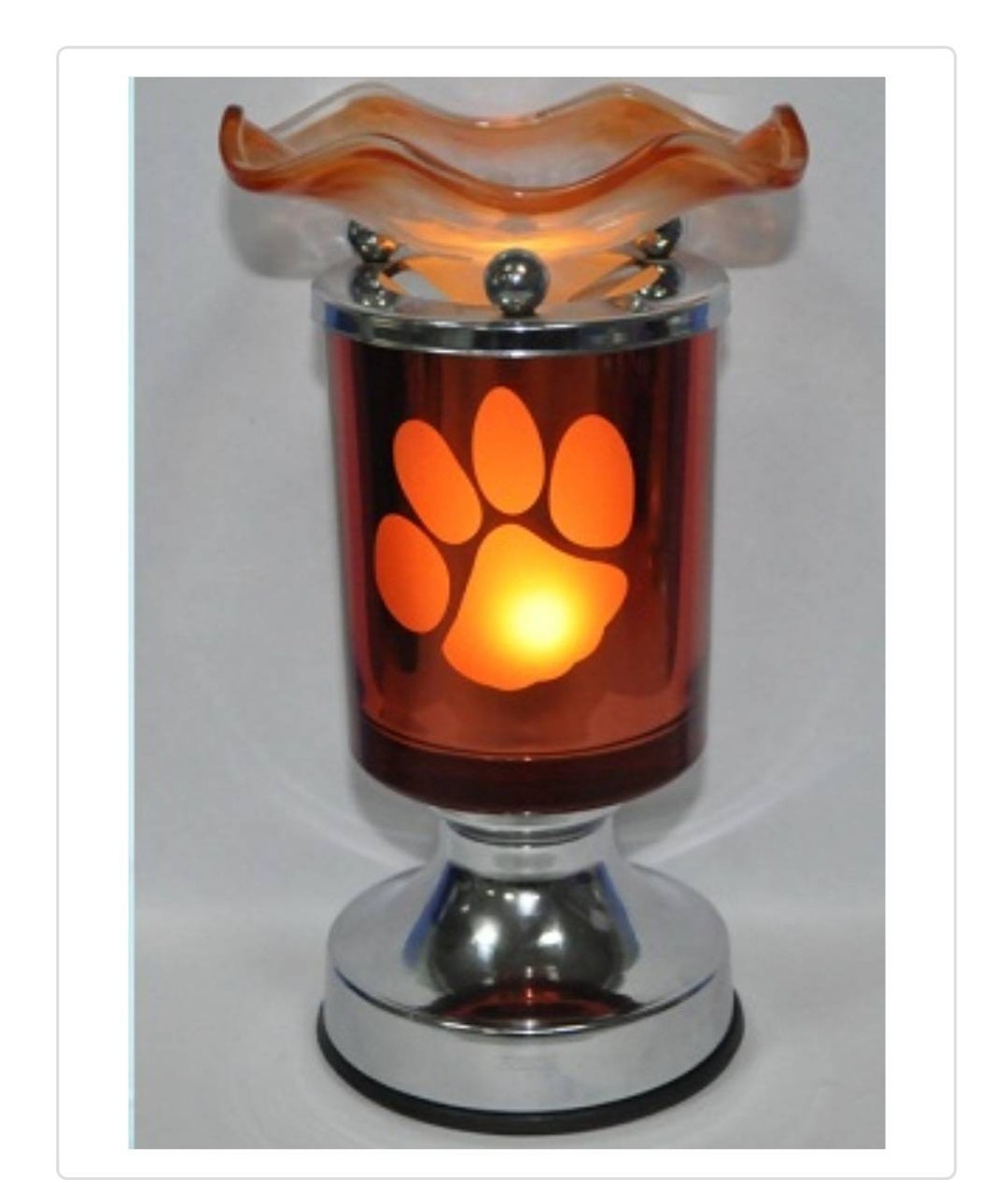 Paw Print Electric Touch Fragrance Burner Tart & Wax Warmer - Etsy