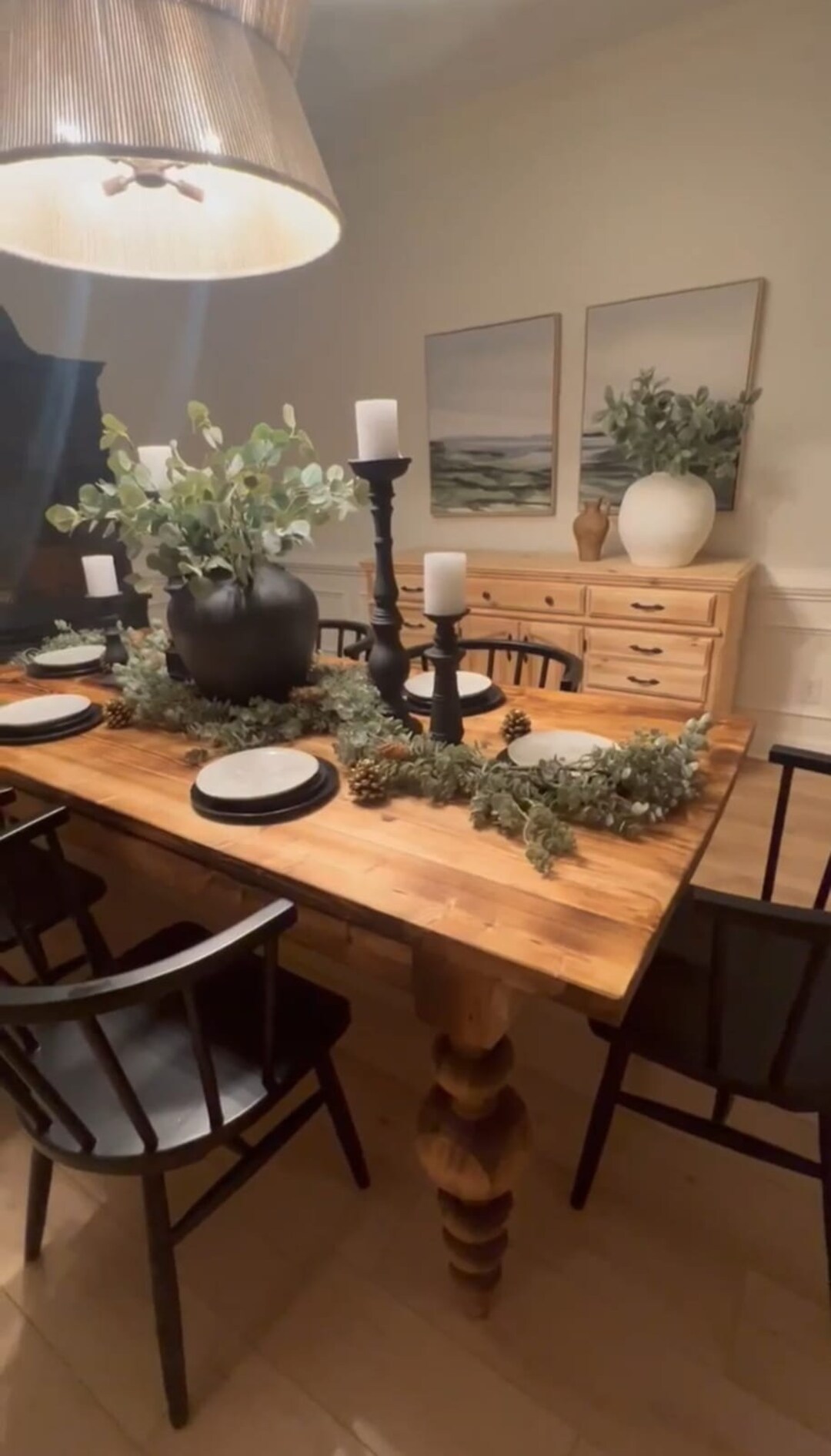 Modern Farmhouse Table - Etsy