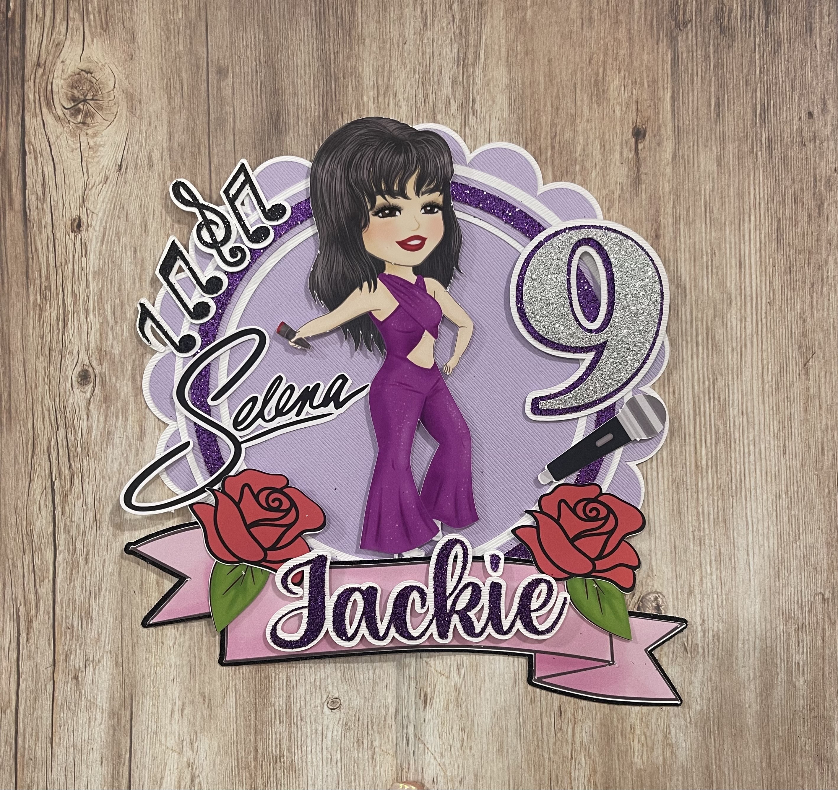 Selena Quintanilla Inspired Cake Topper, Cake Topper - Etsy