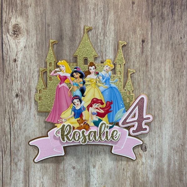 Princess Cake Topper - Etsy