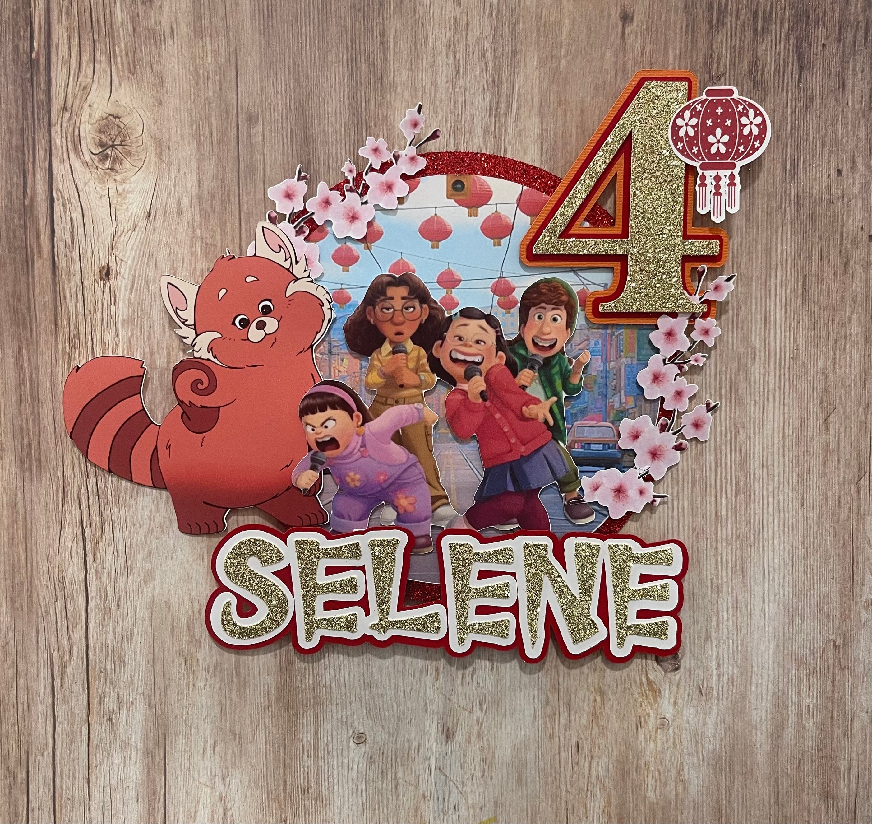 Turning Red Inspired Cake Topper - Etsy