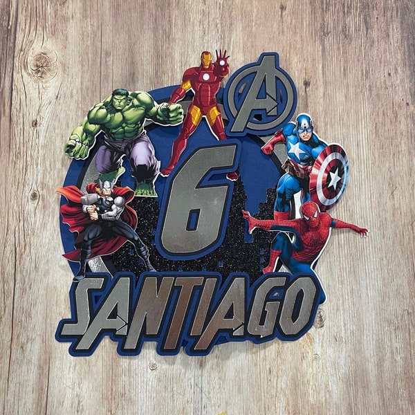 Avengers Cake Topper - Etsy