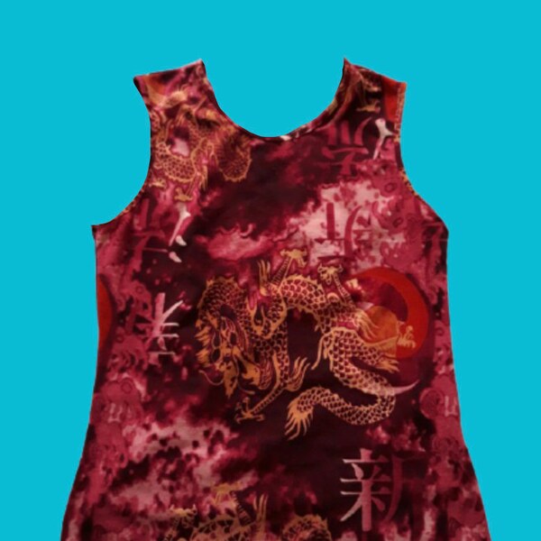 Chinese Dragon Tank Top - Etsy